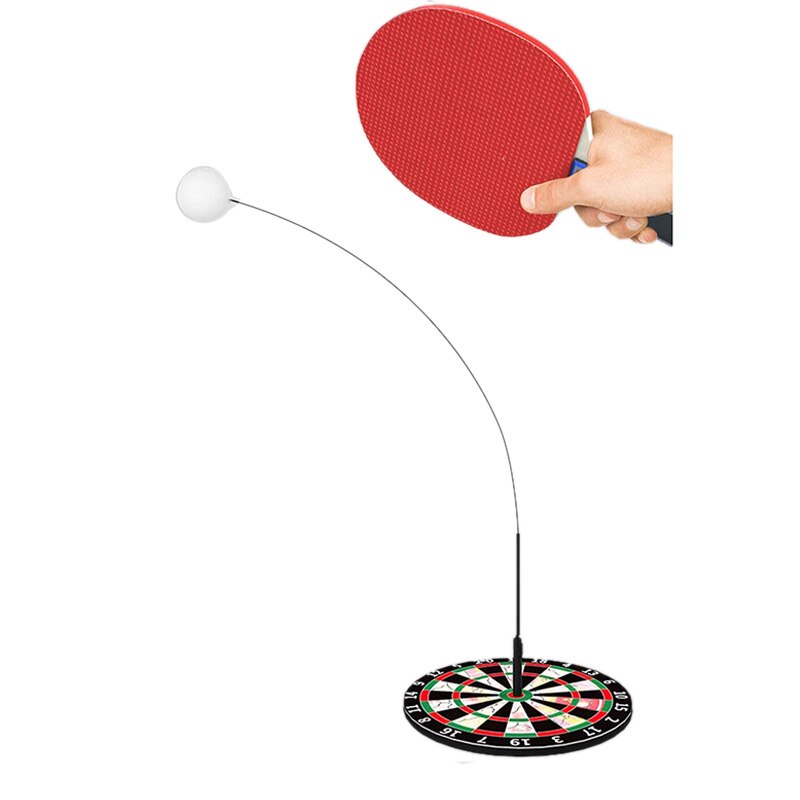 Table Tennis Trainer Set with Elastic Soft Shaft P... – Vicedeal