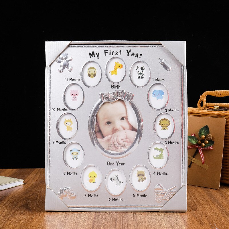 First-year Photo Frame Child Growth Record Commemo... – Grandado