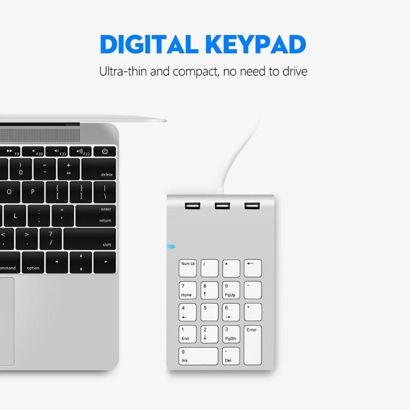Usb Mini Numerieke Toetsenbord 18 Key Digitale Usb... – Vicedeal
