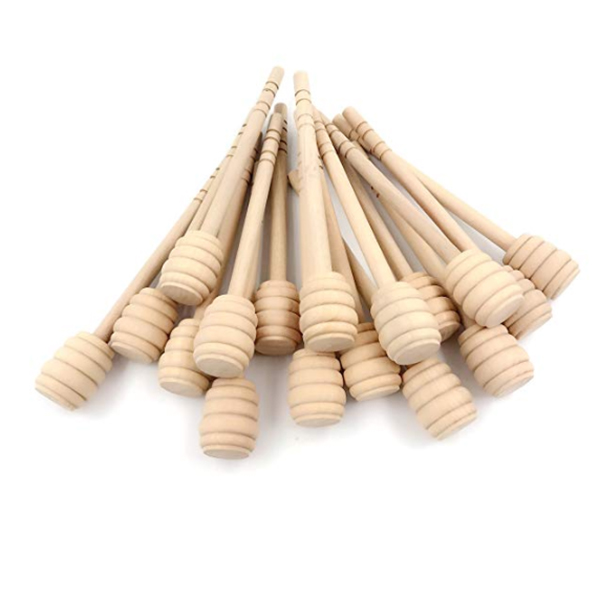 55 Pack Holz Honig Löffel Sticks für Honig Marmela... – Vicedeal