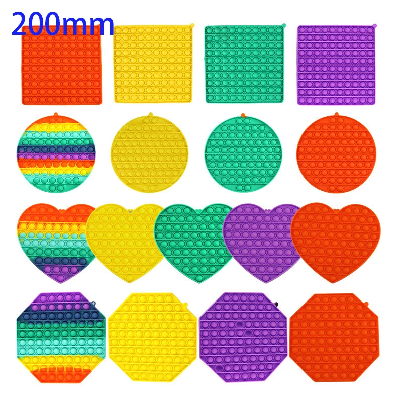 Big Size Push Popit Bubble Sensory Fidget Toys Aut... – Grandado