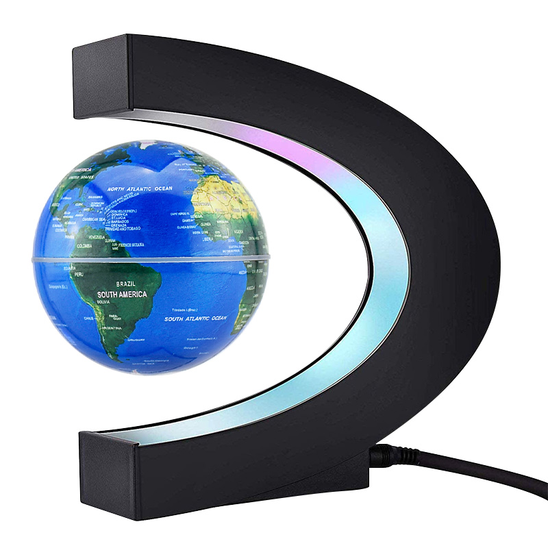 LED Magnetic Levitation Rotating Globe Night Light... – Grandado