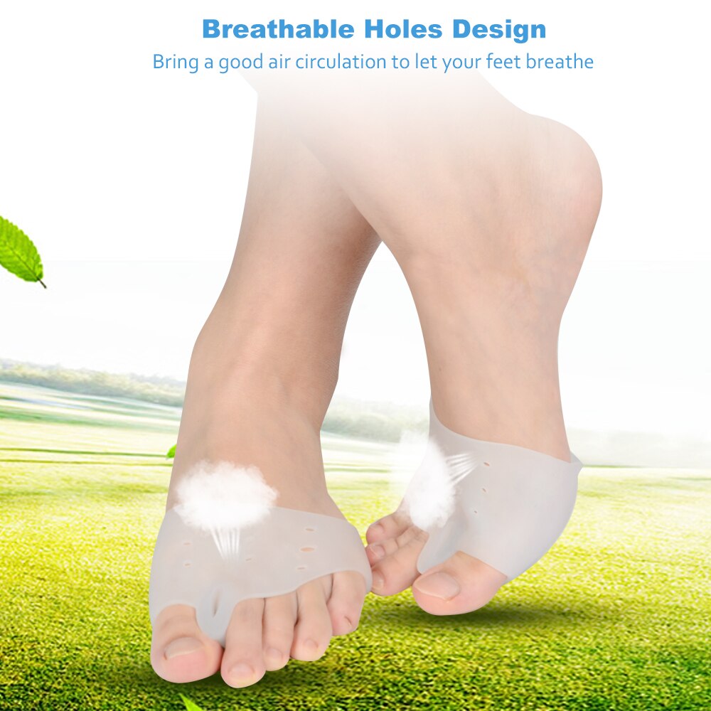 Sunvo Silicone Hallux Valgus Orthotics Insoles Toe... – Grandado
