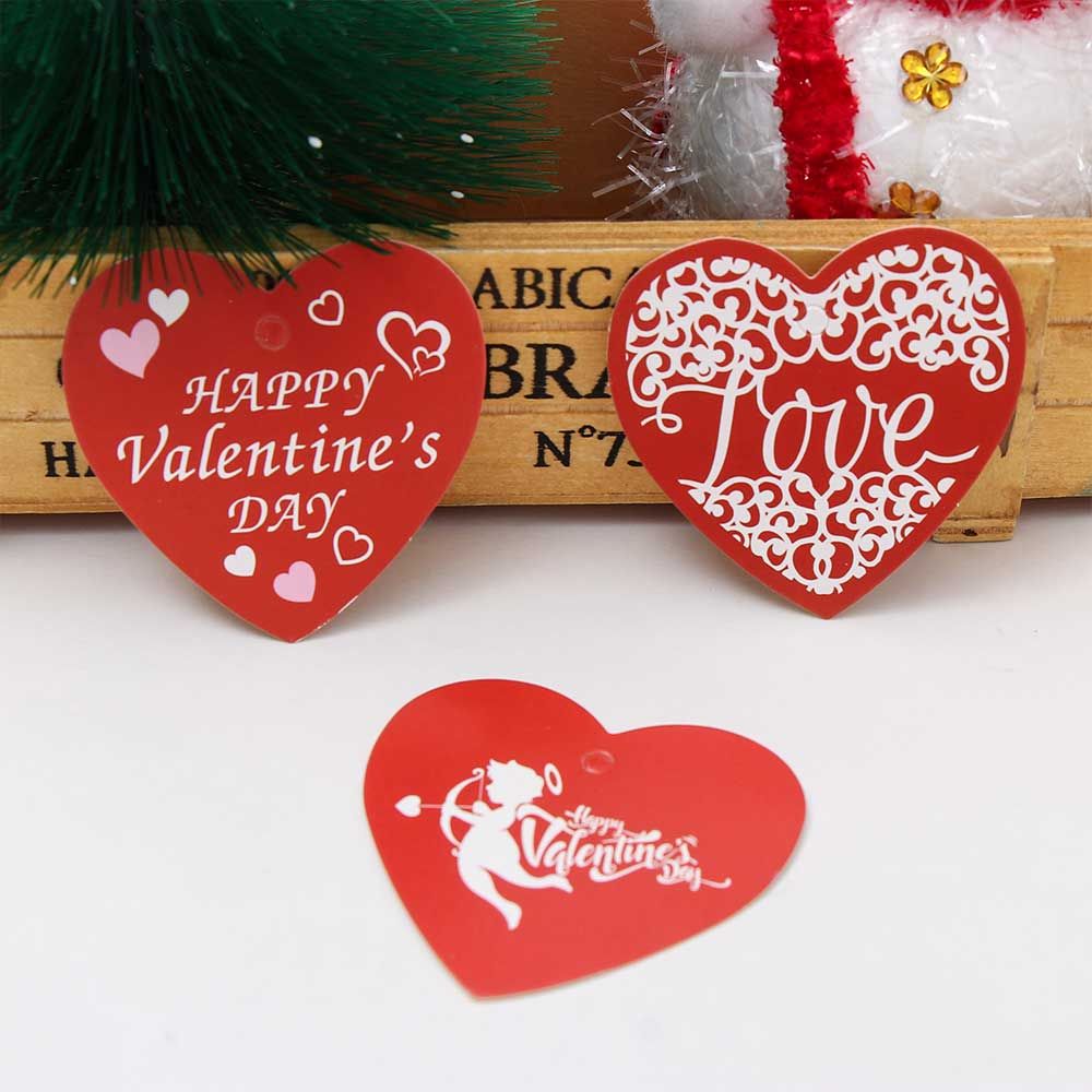 50Pcs Valentijnsdag Kraft Tags Labels Inpakpapier ... – Grandado