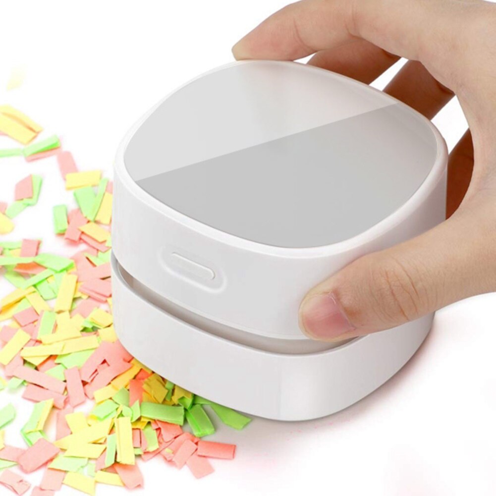 Mini Desktop Vacuum Cleaner Small Size Clean Scrap... – Vicedeal