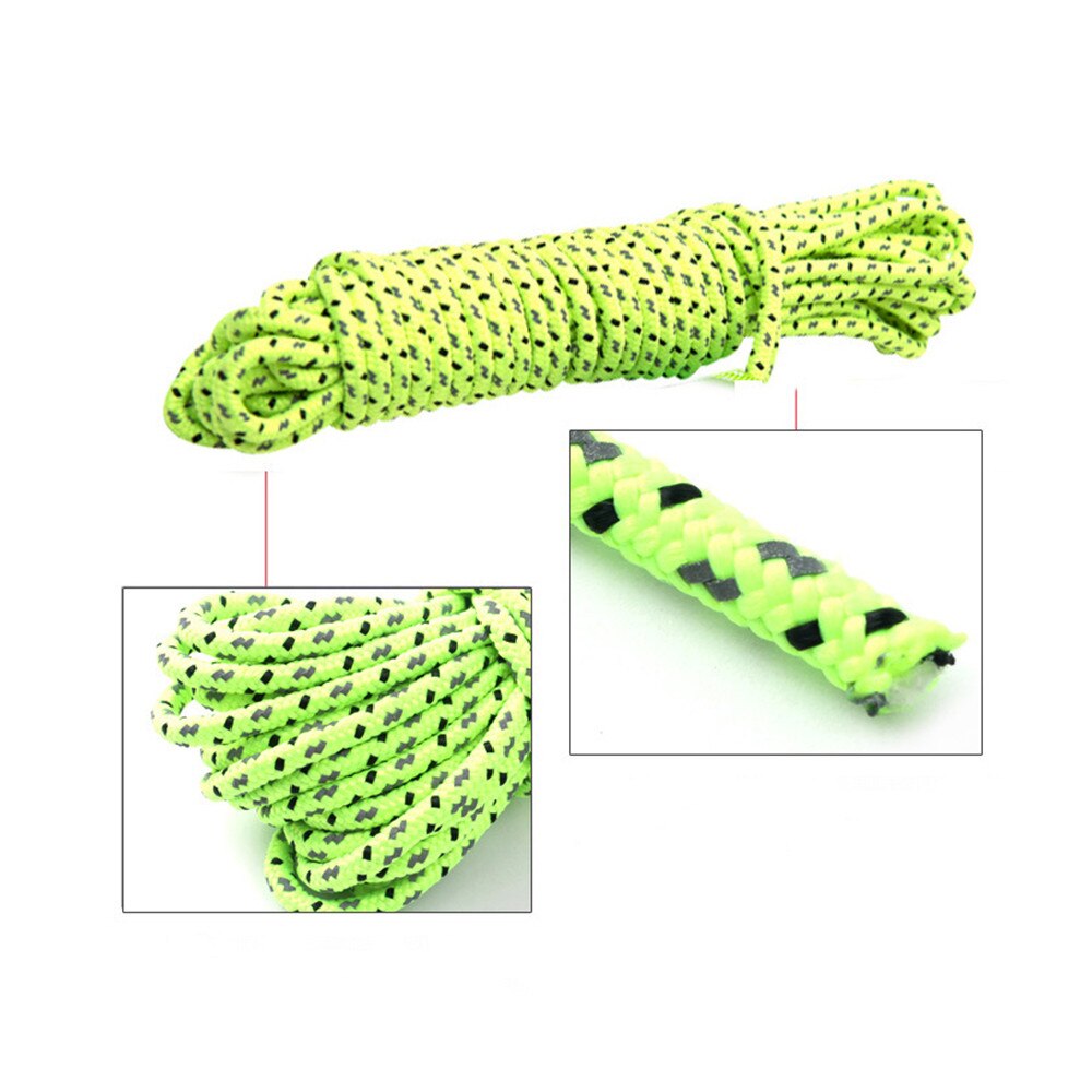 5M Reflective Guyline Tent Rope Guy Line Camping C... – Grandado