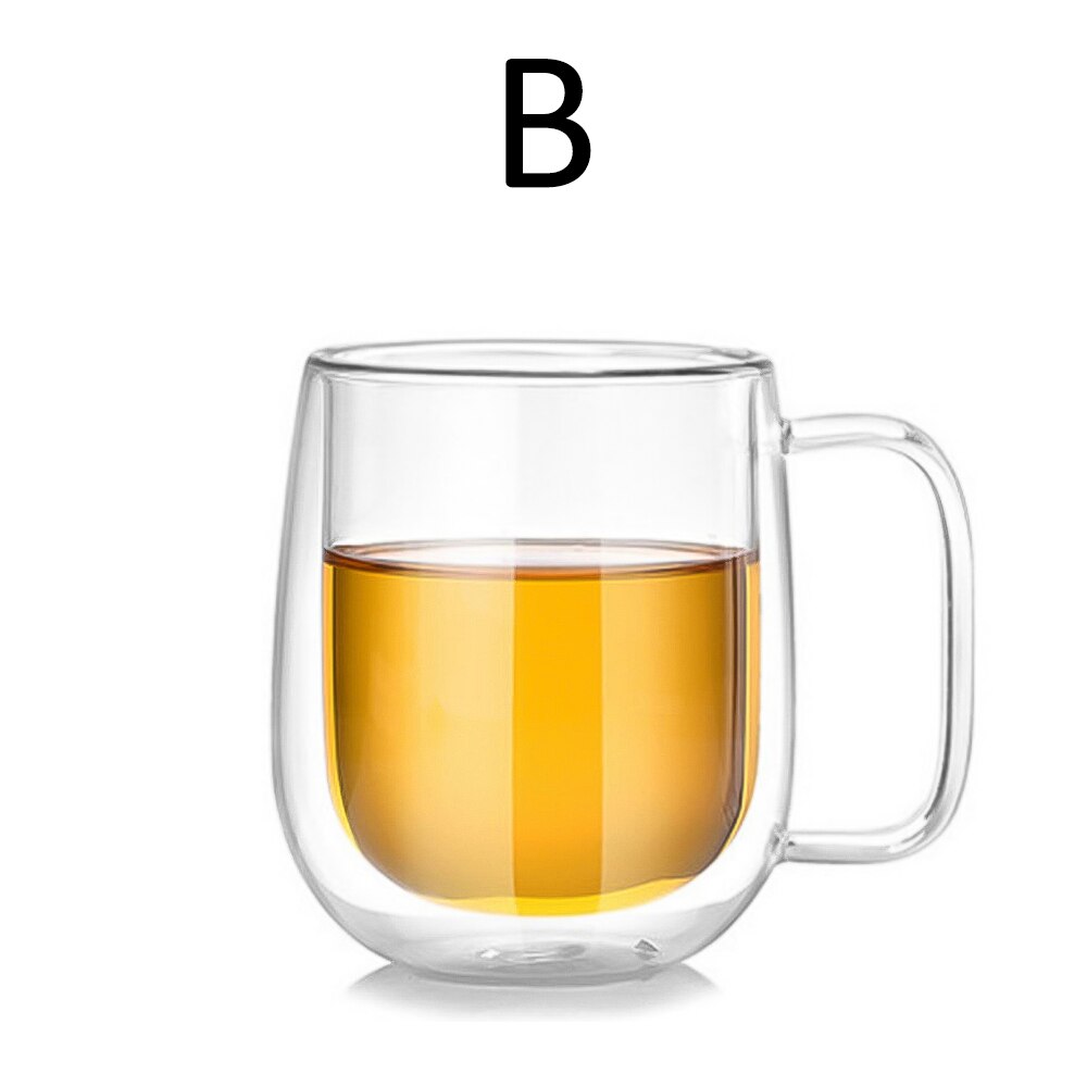 Dubbele Glas Koffie/Thee Cup En Bier Cup Koffiekop... – Grandado