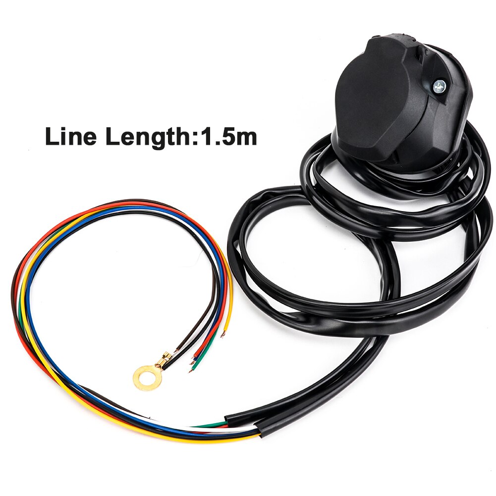 JINGJINGOLD T25557b 7 Pin Trailer Socket Box PVC W... – Grandado