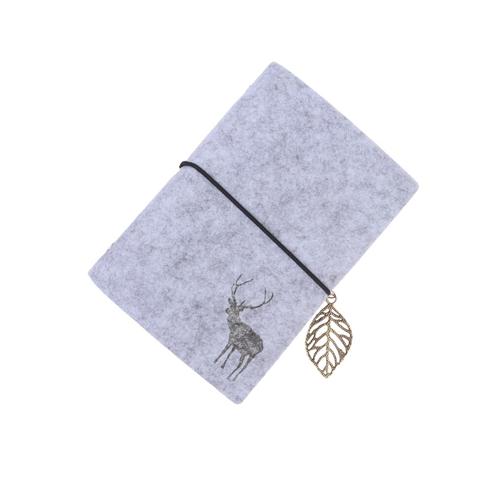 Felt Cover Notebook Simple Notepad Memo Notebook N... – Grandado