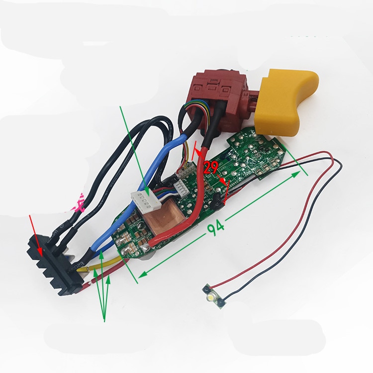 PCB Gremium einstellen für worx 50030049 WX367 WX ... – Grandado