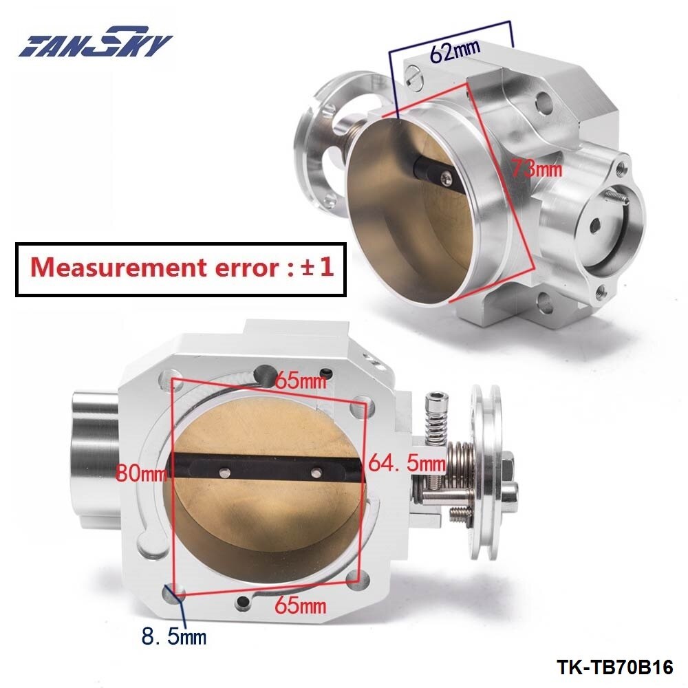 Aluminum Silver 70MM Throttle Body For Honda Civic... – Grandado