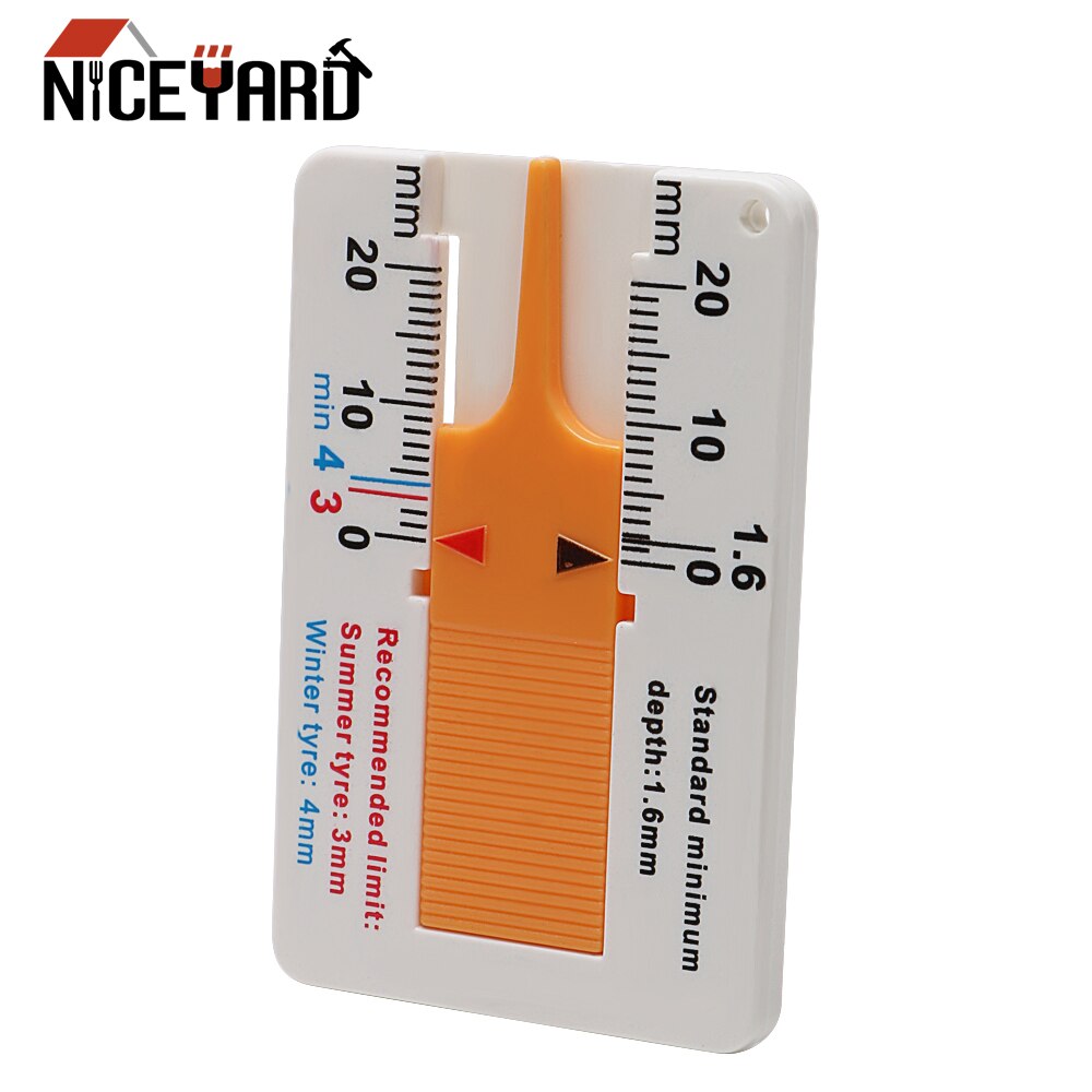 NICEYARD Tyre Tread Depth Gauge Tire Scale 0-20mm ... – Vicedeal