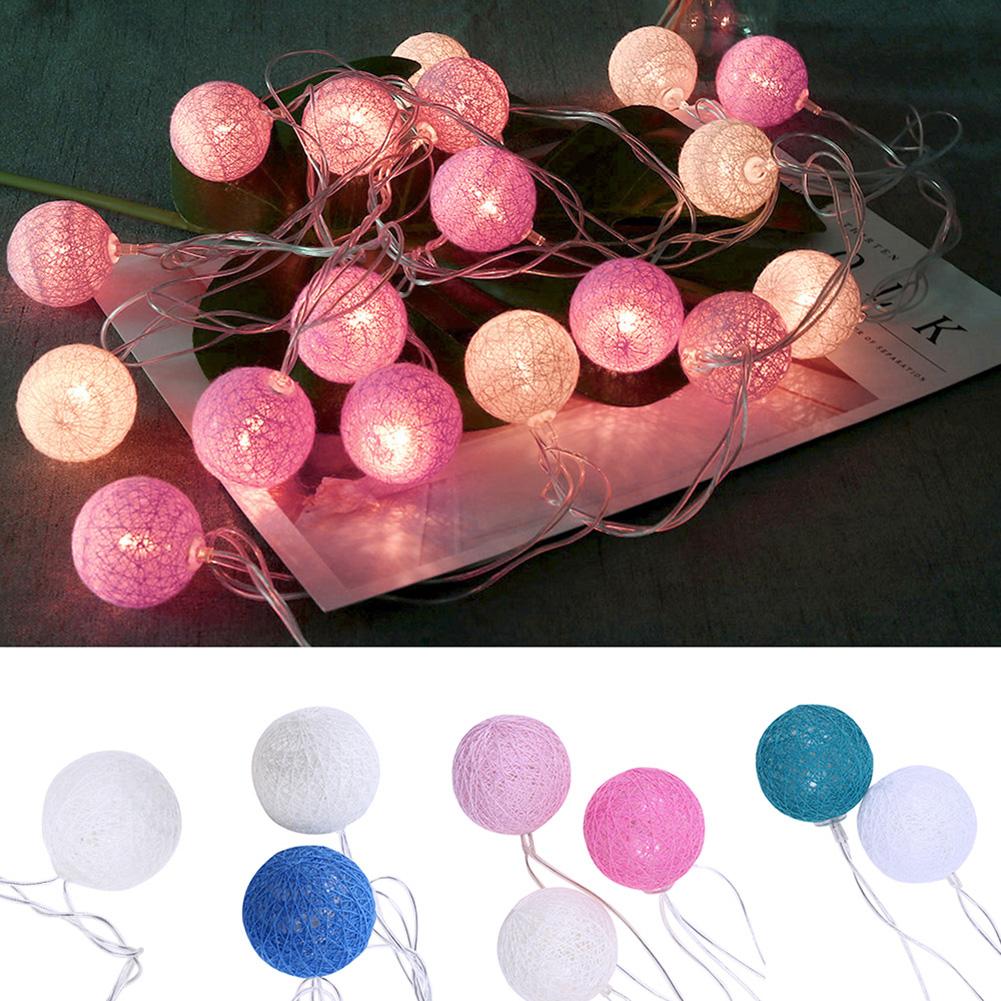 20LED Katoen Ball String Light Outdoor Fairy Lamp ... – Vicedeal
