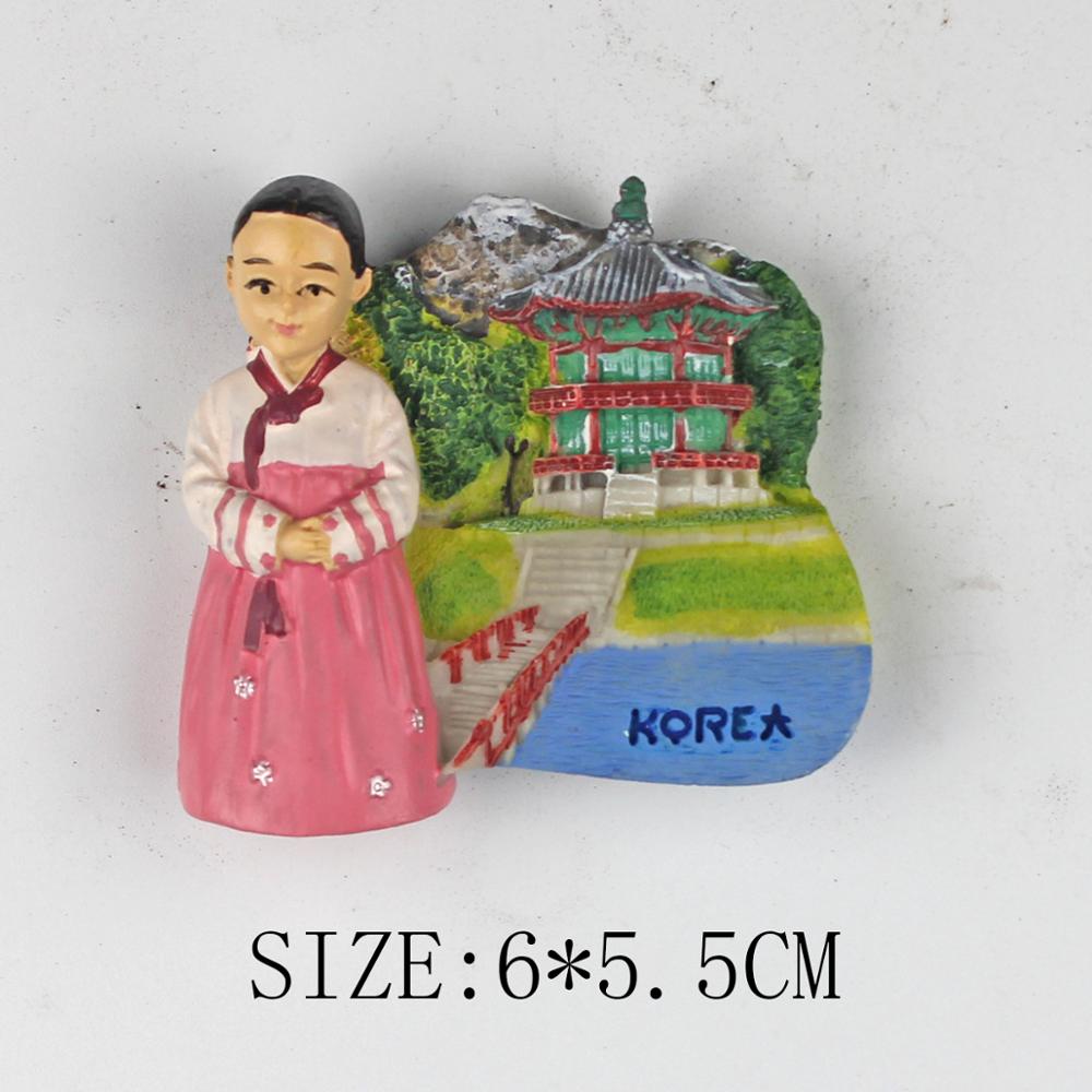 South Korea Blue HouseTourist Decoration 3D Resin ... – Grandado