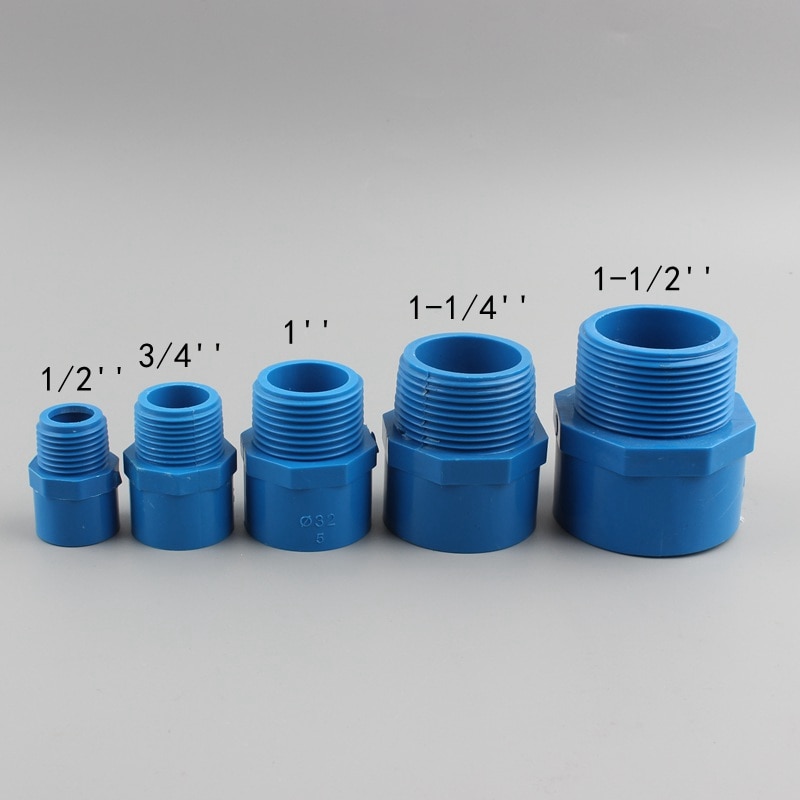 ID 20 25 32 40 50mm PVC Waterleiding Buitendraad S... – Grandado