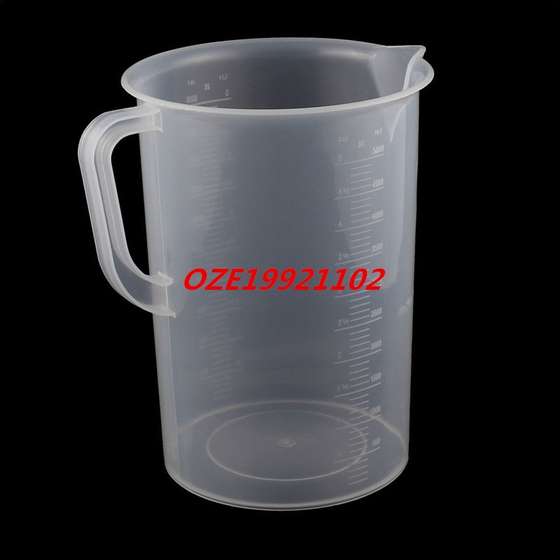 1PCS Kitchen Lab 5000mL Plastic Measuring Cup Jug ... – Vicedeal