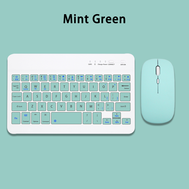 10 inch Noiseless Wireless Keyboard and Mouse Keyb... – Grandado