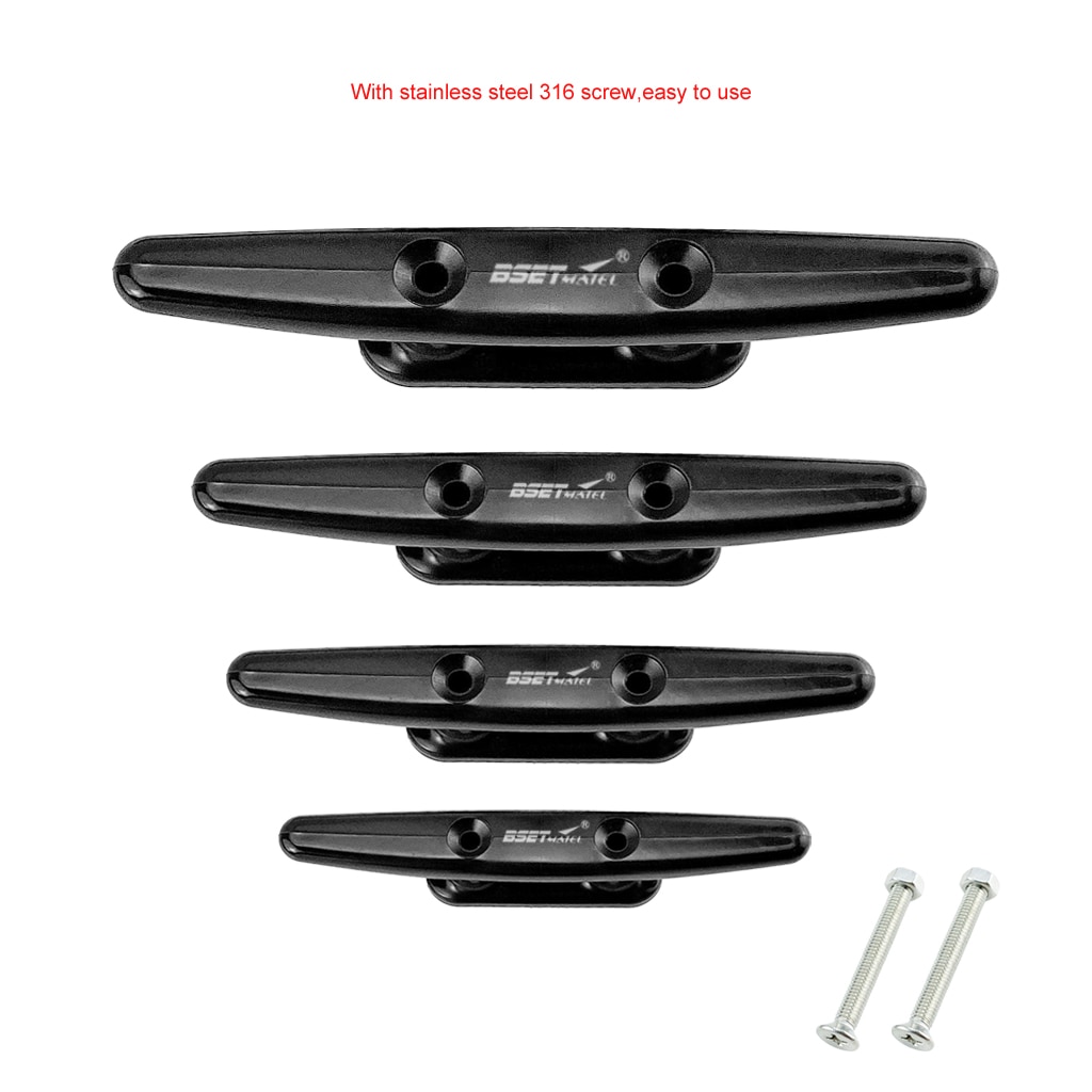 Nylon Low Flat Cleat Open Base Cleat With 2 Screws... – Grandado