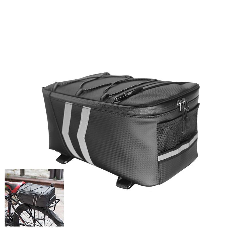 Bicycle Trunk Bags Rack Rear Carrier Bag Set With ... – Grandado