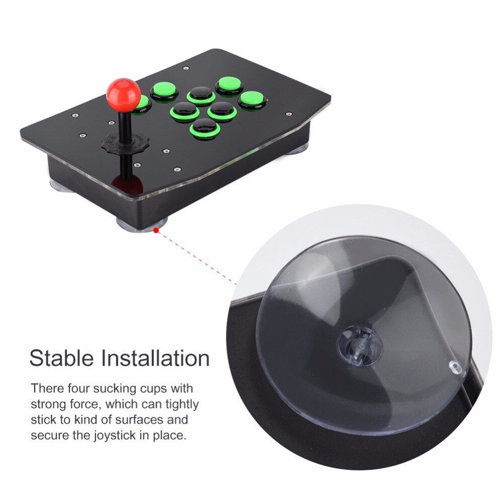 USB Arcade Fighting Game Console Joystick No Delay... – Grandado