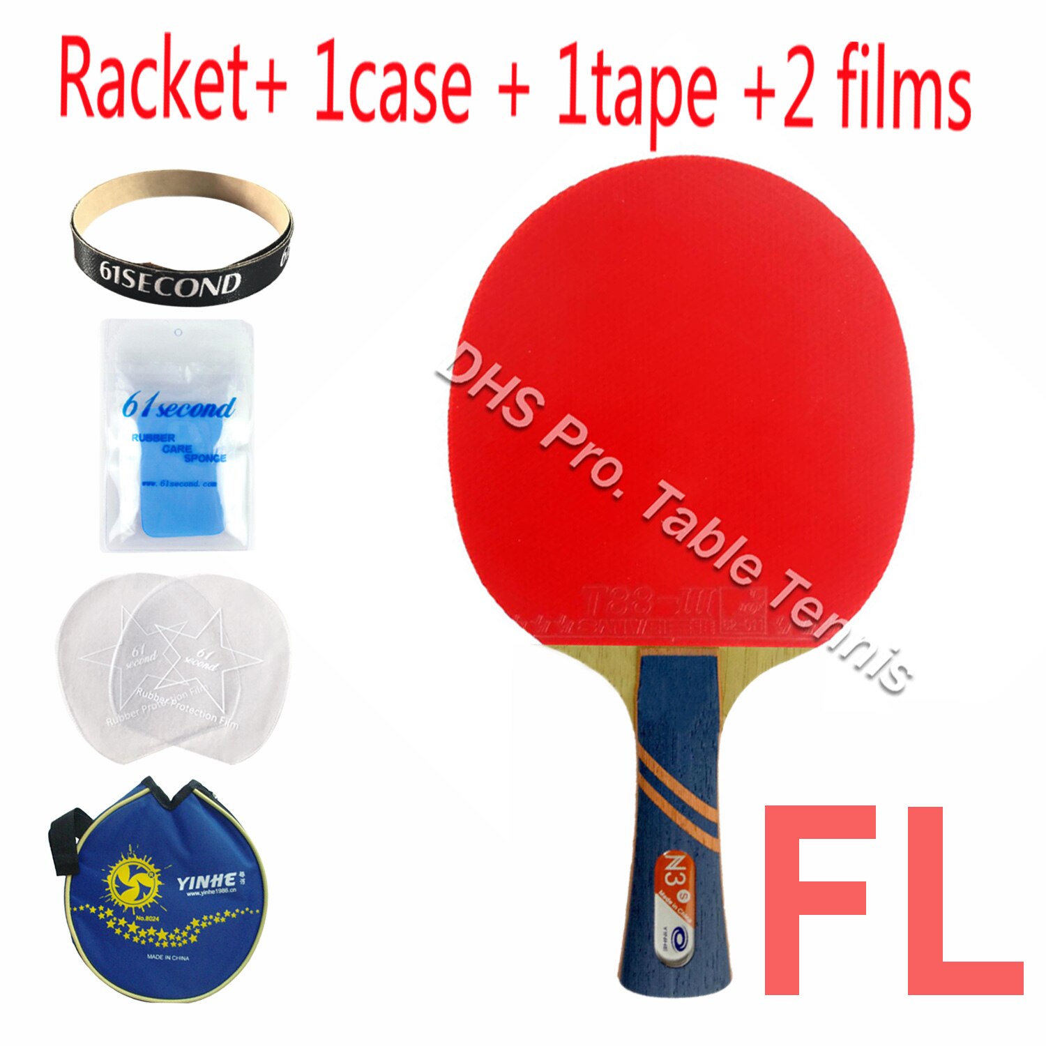 Pro Table Tennis PingPong Combo Racket YINHE N-3 N... – Vicedeal