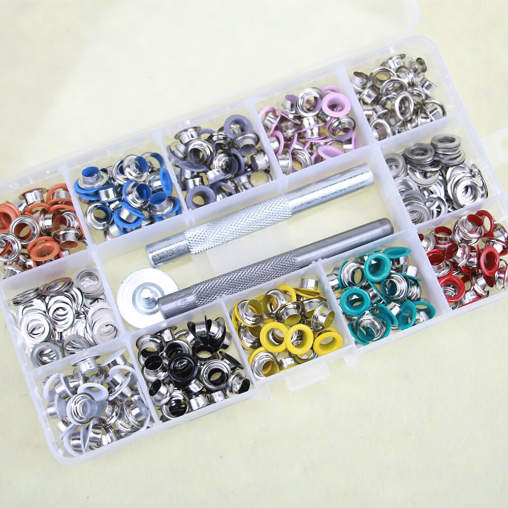 300 Pieces Metal Eyelets 10 Colors Eyelet Kit For ... – Vicedeal
