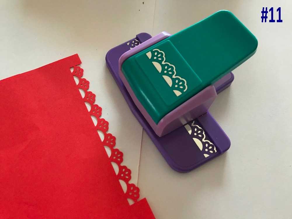 free ship number 11 flower puncher fancy border pu... – Grandado