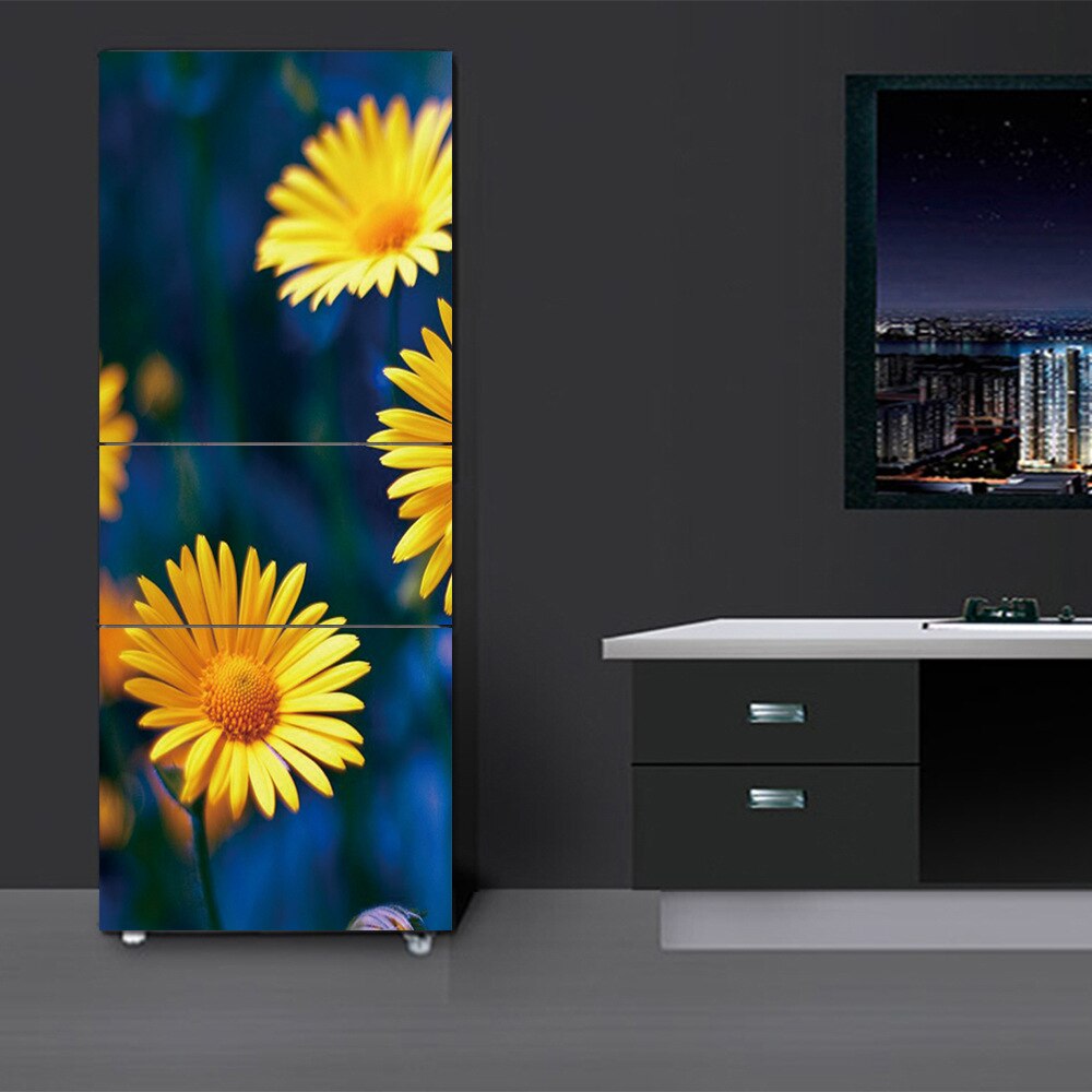 Yellow Flower Pictures SelfAdhesive Dishwasher Ref... – Grandado