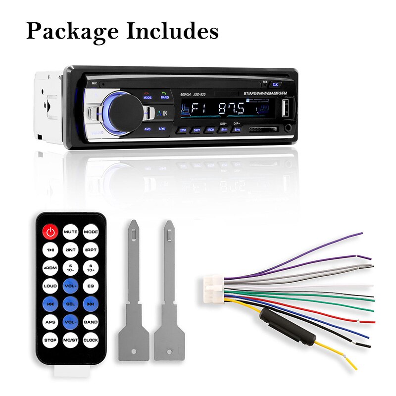 Neue Bluetooth Autoradio Auto Stereo Radio FM Aux ... – Vicedeal