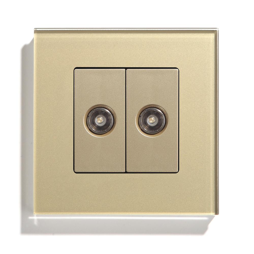 BSEED Electric Wall Socket Colden TV Socket – Vicedeal