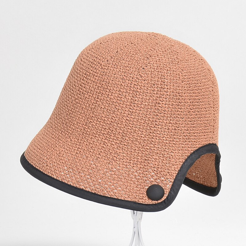 summer women Hand woven straw cap Korean Back spli... – Vicedeal