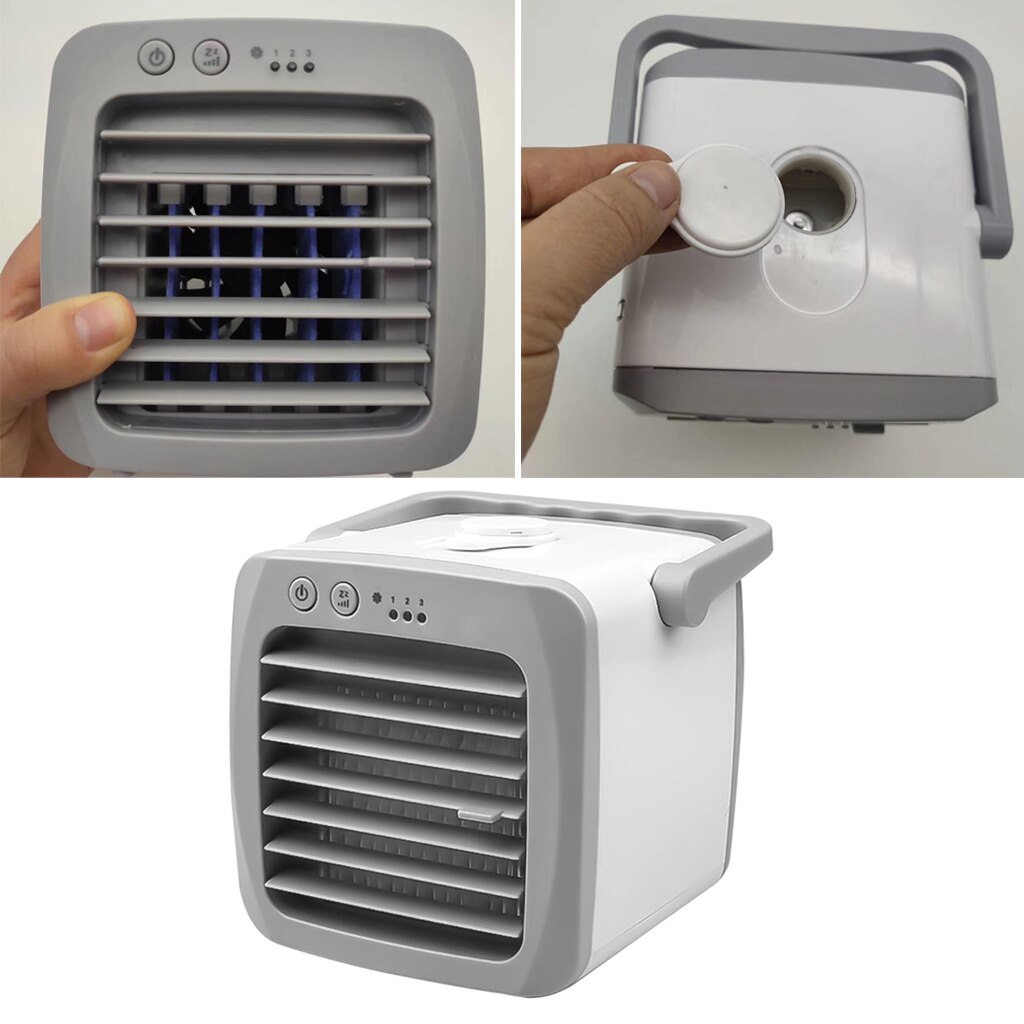 Mini USB LED Personal Space Cooler Fan Air Cooling... – Grandado