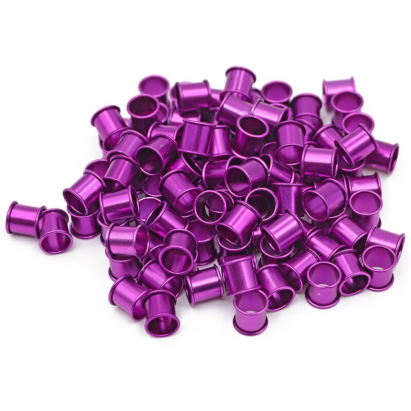 100 Pcs 8mm Diameter Bird Pigeon Foot Ring Aluminu... – Grandado