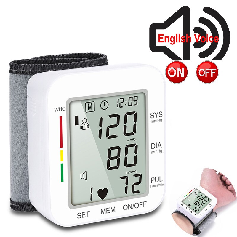 Automatic Blood Pressure Monitor Upper Arm Pulse G... – Grandado