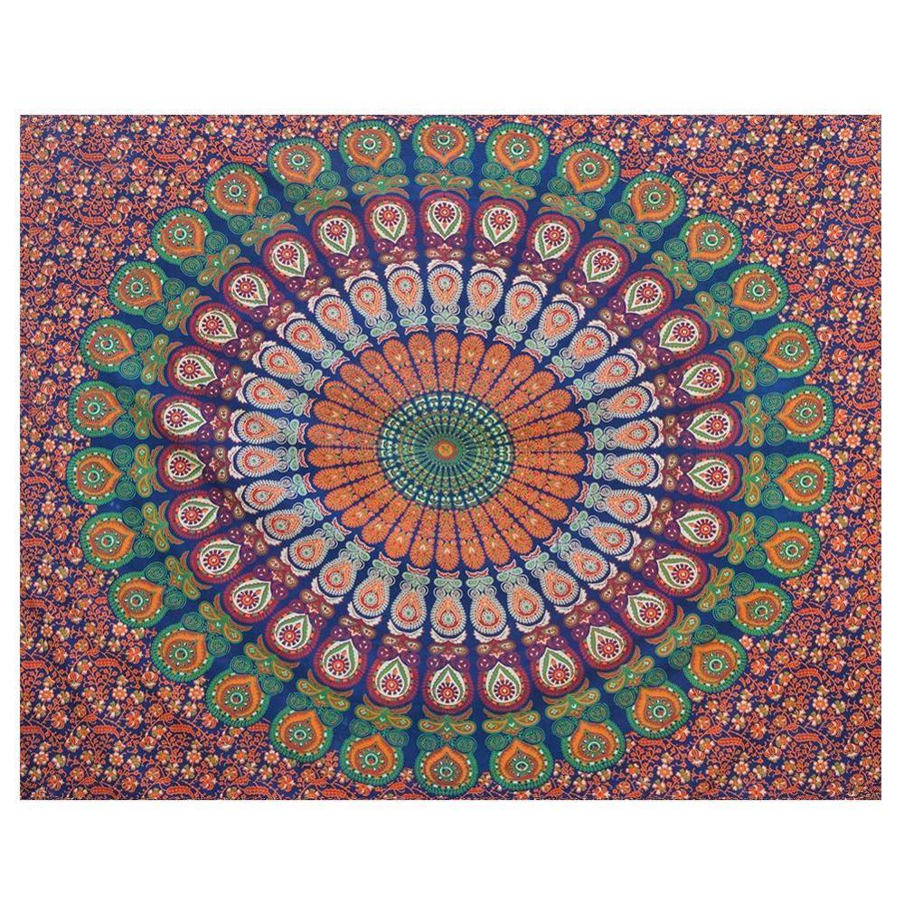 Indian Mandala Tapestry Bohemian Slapen Pad Tapest... – Grandado