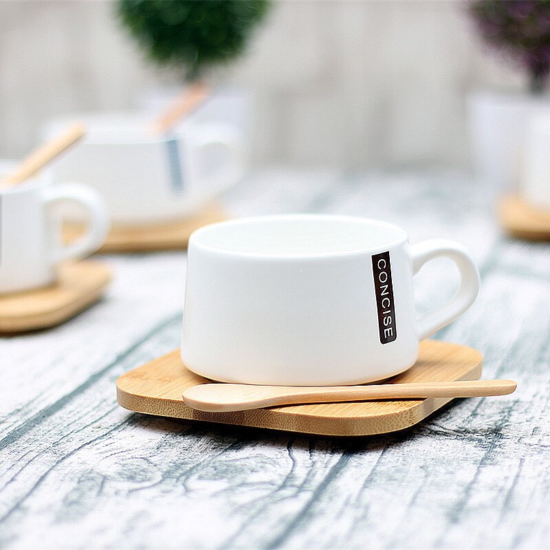 Best Sell Coffee Mug Sets With Bamboo Tray Spoon C... – Vicedeal