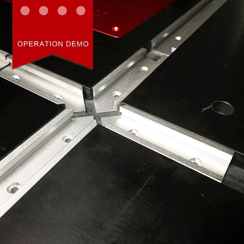 200mm Cross T-track Connector Set 30 Type T-slot M... – Grandado