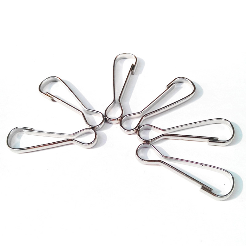 100Pcs Metal Snap Clips Hooks Loaded Clasp Keyring... – Vicedeal