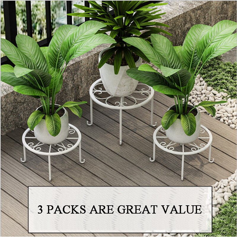 Iron Art Pot Holder Metal Plants Stand Flowerpot H... – Grandado