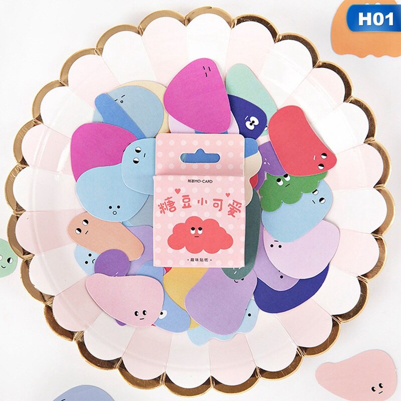 46Pcs/set Ins Style Cute Cartoon Series Decoration... – Grandado