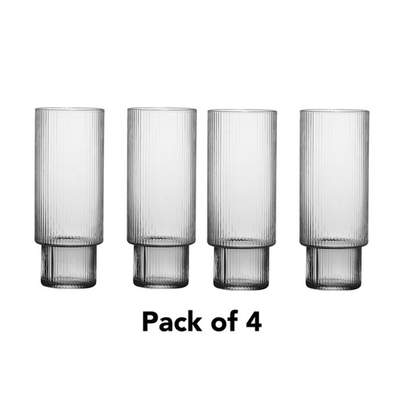 4 PCS/1PCS Ripple Water Glass,Whisky Glass, Cockta... – Grandado