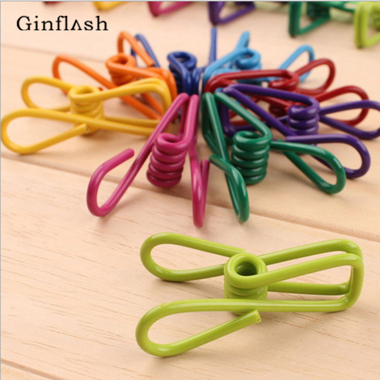 10 unids/lote de Clips de metal de acero inoxidabl... – Grandado
