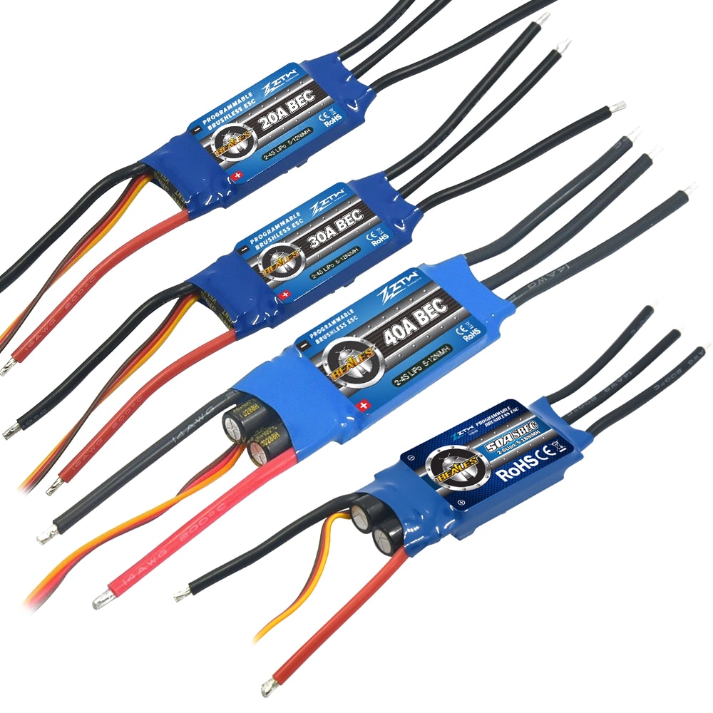 RC ESC, ZTW Beatle Series 20A/30A/40A/50A/60A/70A/... – Grandado