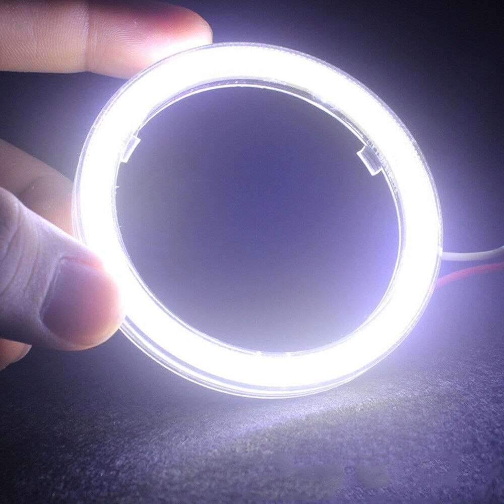 60mm angel eyes halo ring bil led dimljus motorcyk... – Grandado