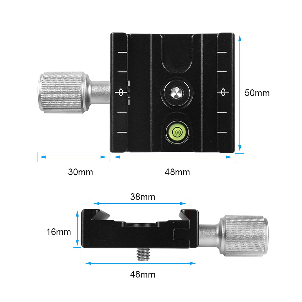 KIMRIG 50mm Camera Clamp Quick Release Base Plate ... – Grandado