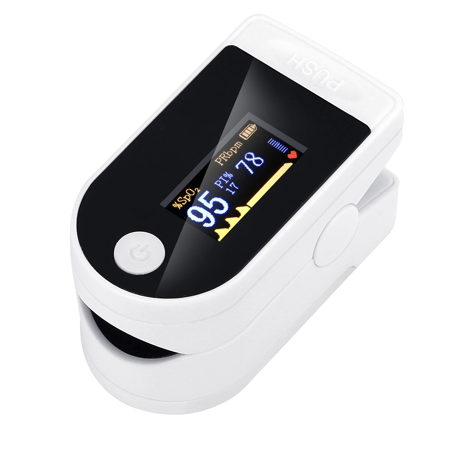 Tonometer Vinger Clip Oximeter SPO2 Polsslag Metin... – Vicedeal