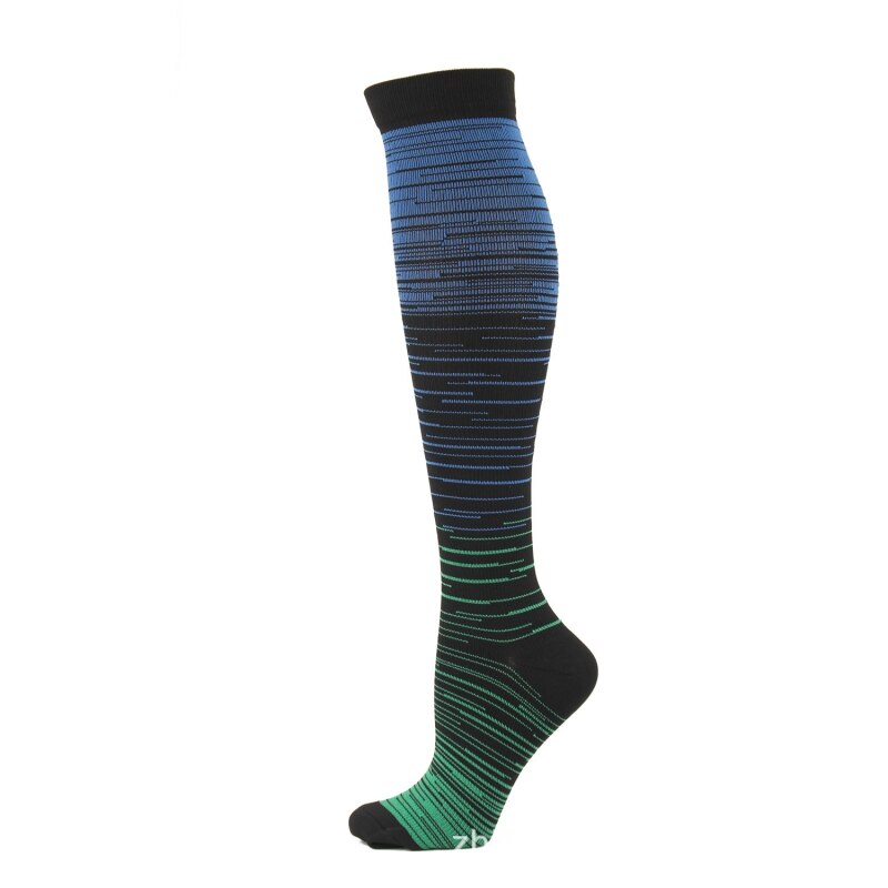 Multi-color gradiente stripe pressão compressão me... – Vicedeal