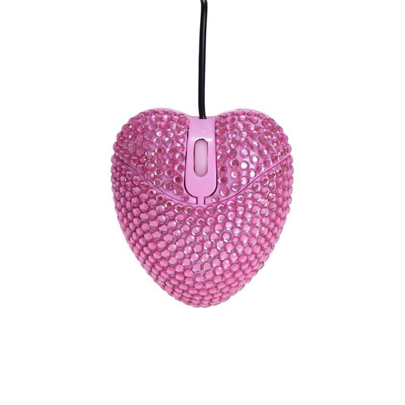 Ultra-thin Pink Wired Gaming Mouse USB Optical Gam... – Vicedeal