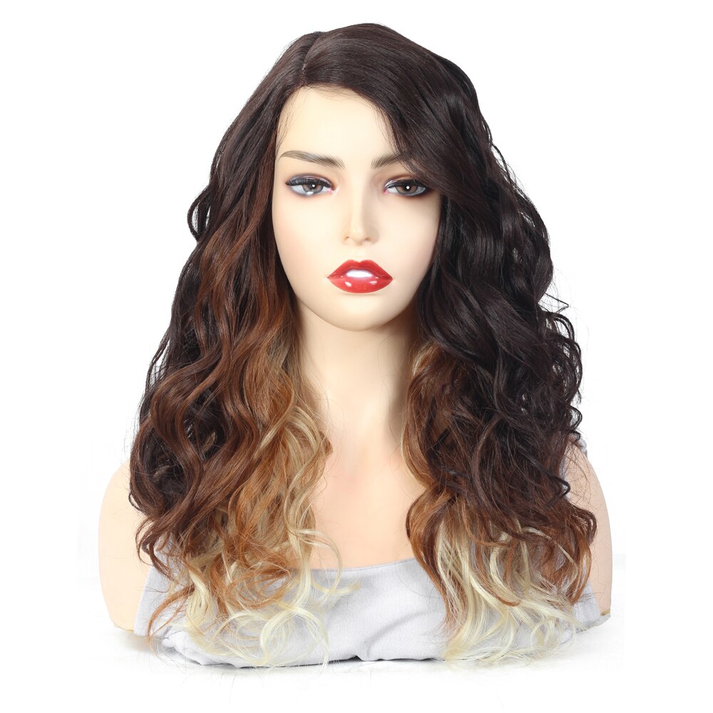 X-TRESS parte de encaje pelucas sintéticas Ombre C... – Grandado