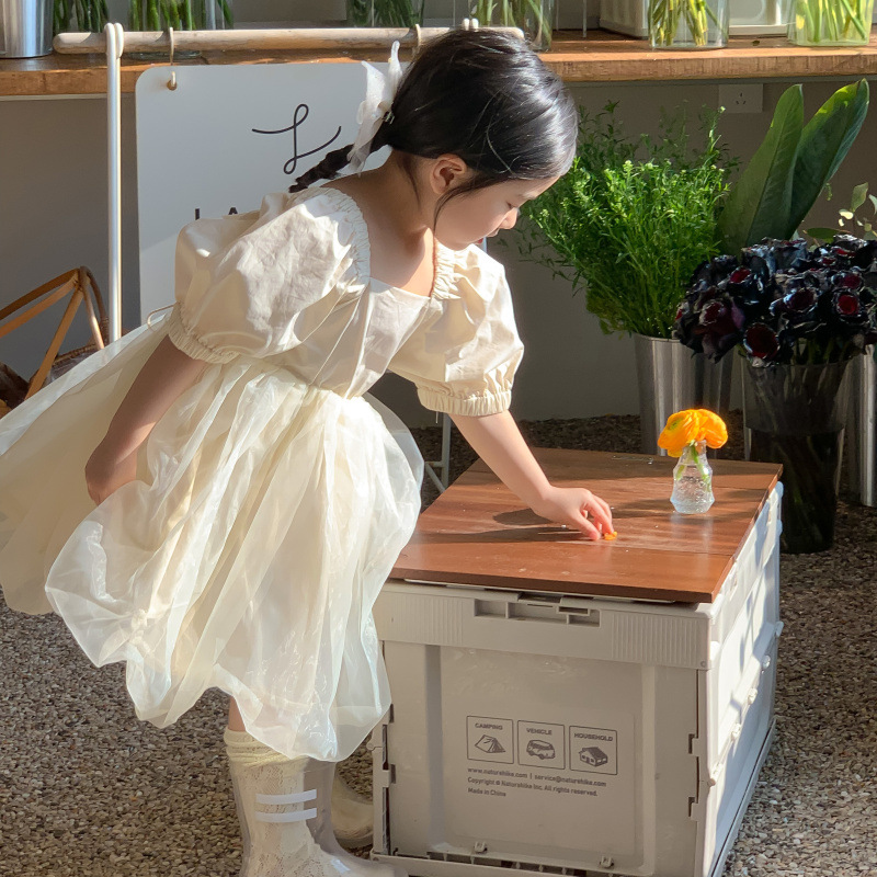 2221C Korean Girls' Dresses 2022 Summer Treasu... – Grandado